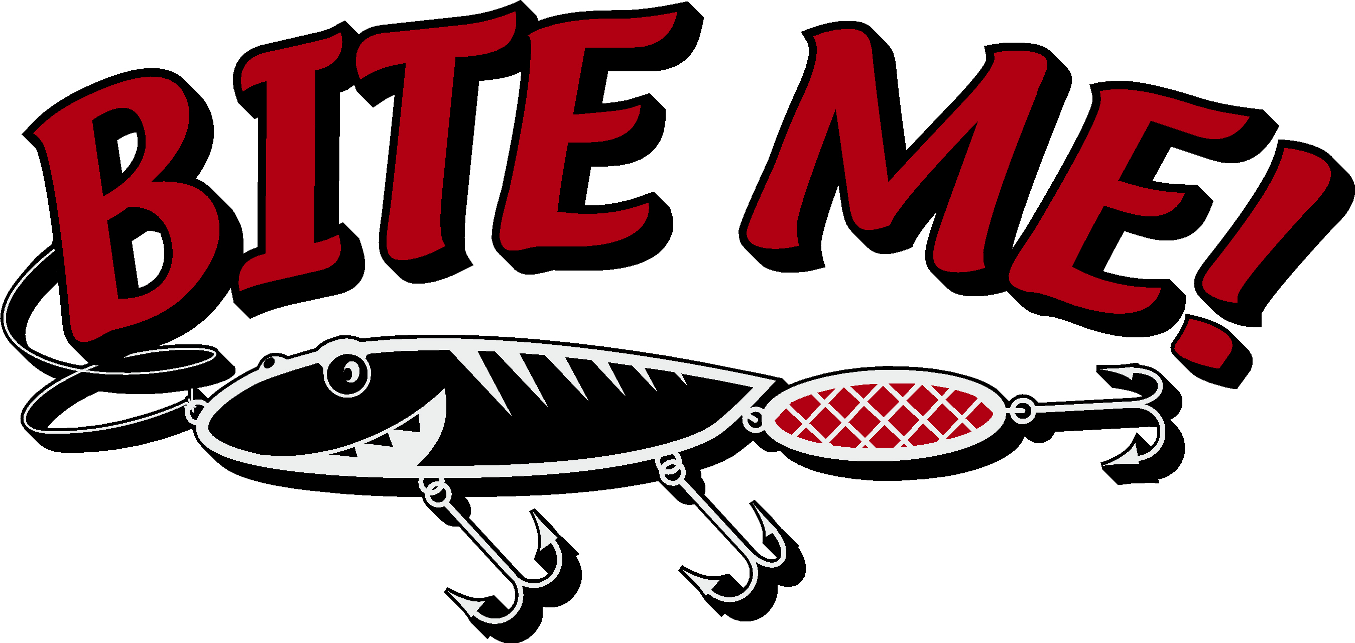 Bite Me Fish Decal | Fun Boat Sticker